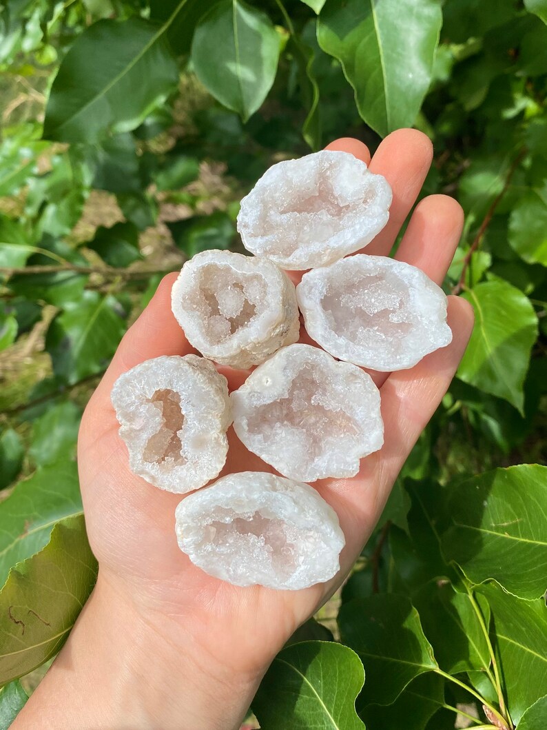Sparkly Mini Quartz Geode, Quartz Crystal From Morocco - Etsy