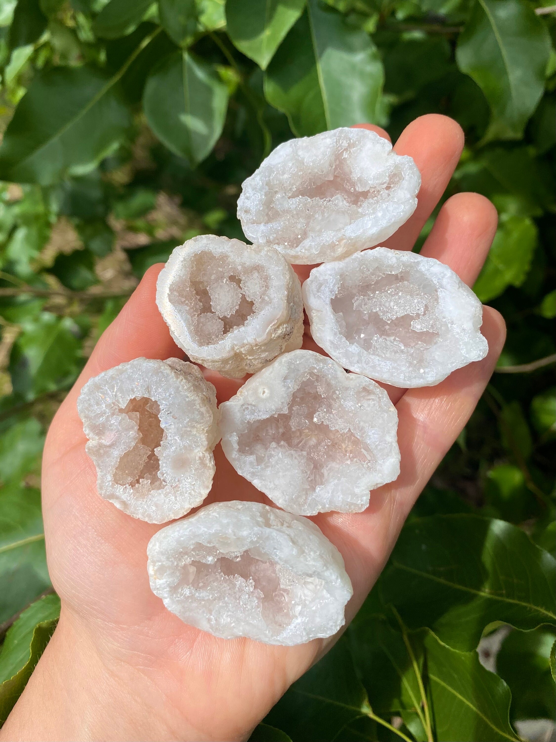 Sparkly Mini Quartz Geode, Quartz Crystal From Morocco - Etsy