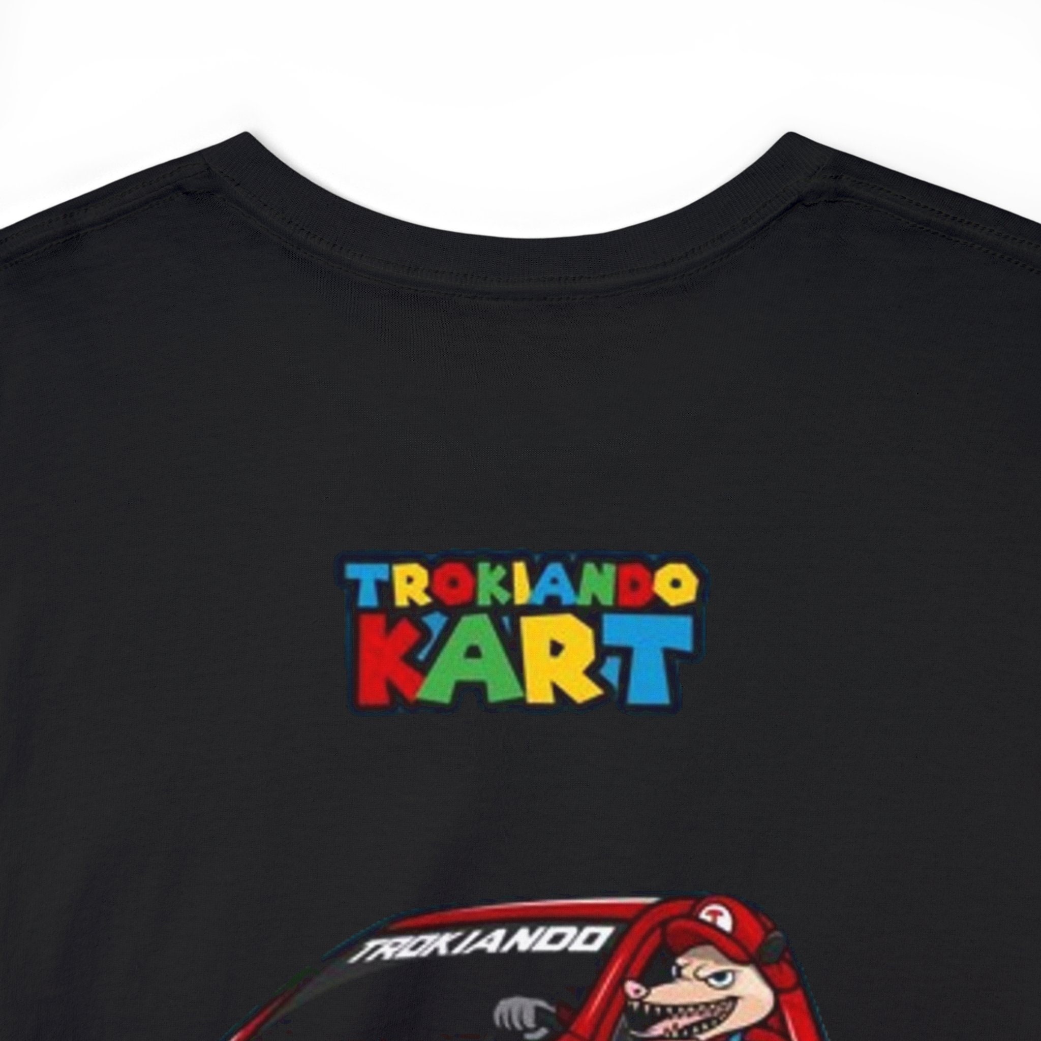 Premium Trokiando Kart Shirt Design is on the Back - Etsy