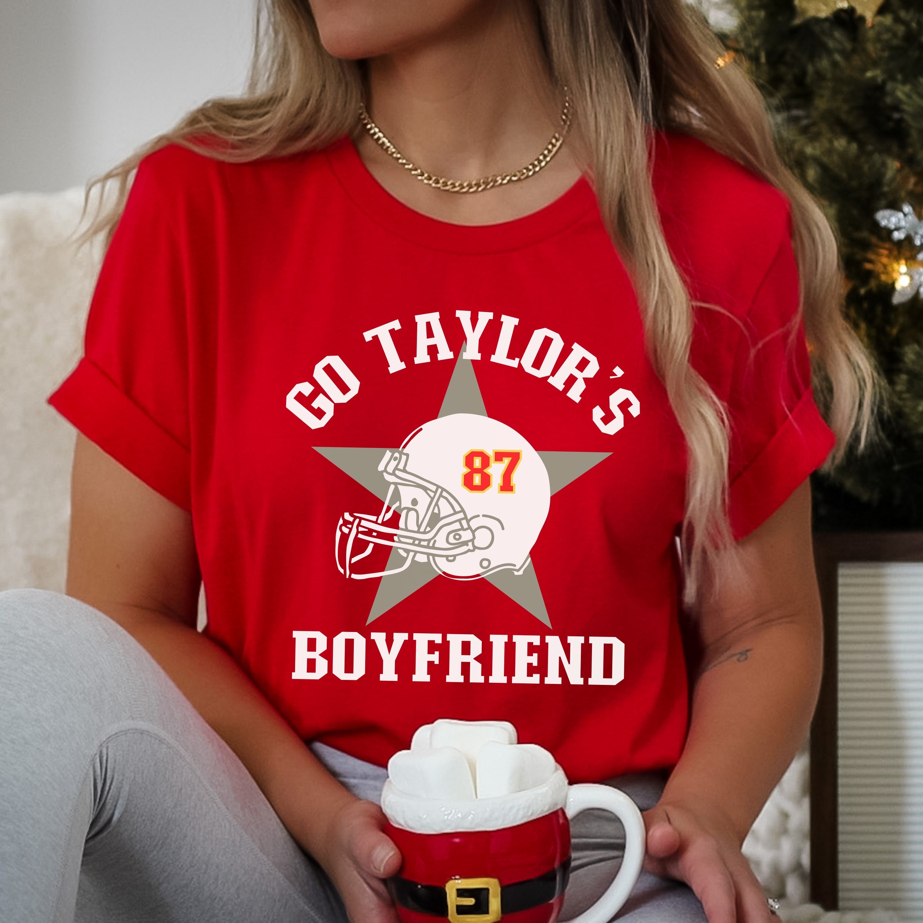 Go Taylor's Boyfriend Shirt Super Bowl T-shirt Football 87 Travis Game ...