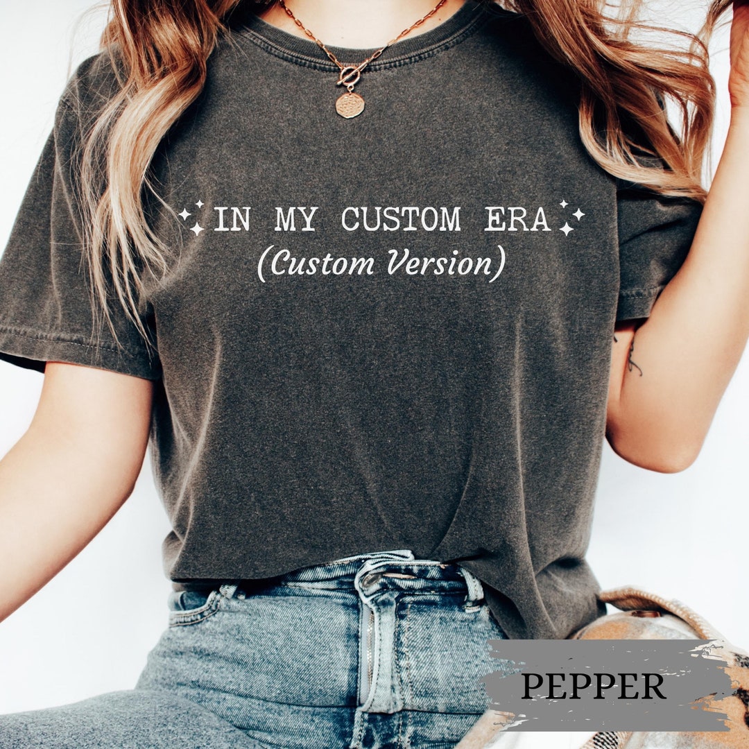 Custom Era T-shirt Personalized Era Shirt Swift Gift in My Era Shirt ...
