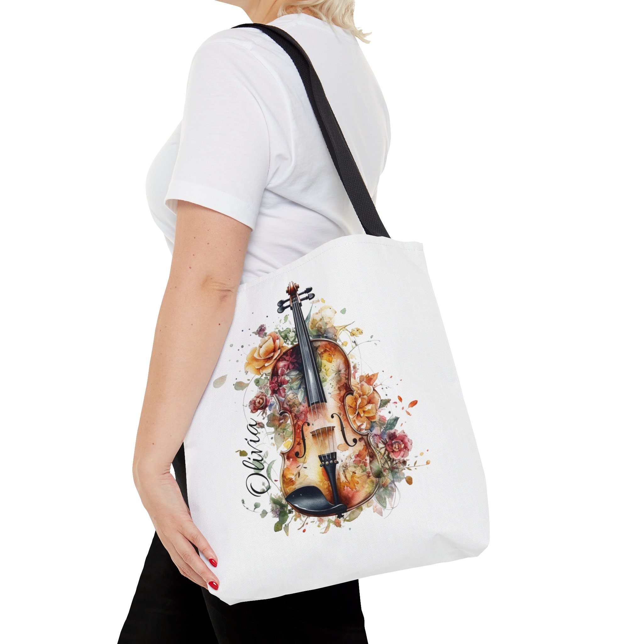Custom Violin Tote Bag Gift for Violin Student Personalized - Etsy