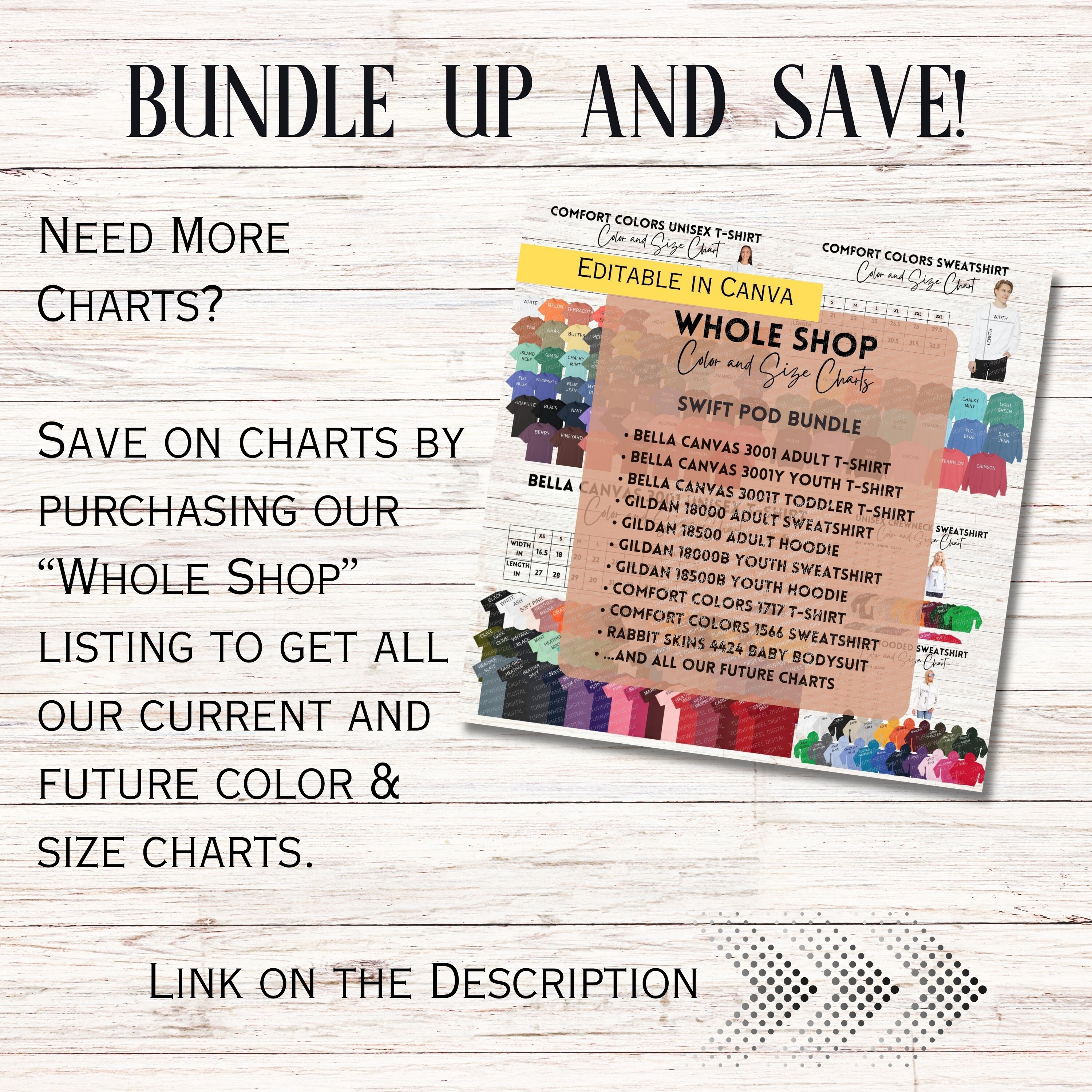 Comfort Colors® 6014 Color and Size Chart Long Sleeve Shirt Color Chart ...