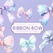 20 Ribbon Bow Clipart Bundle Set, High Quality Watercolor Clipart ...