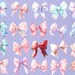 20 Ribbon Bow Clipart Bundle Set, High Quality Watercolor Clipart ...