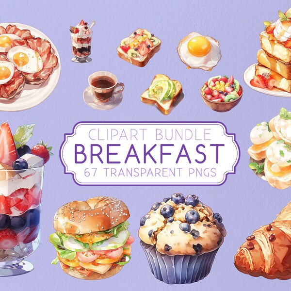 Breakfast Food - Etsy