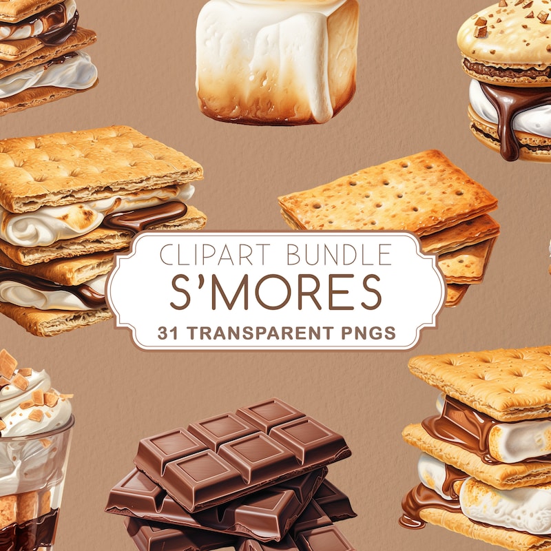 Smore Clipart - Etsy