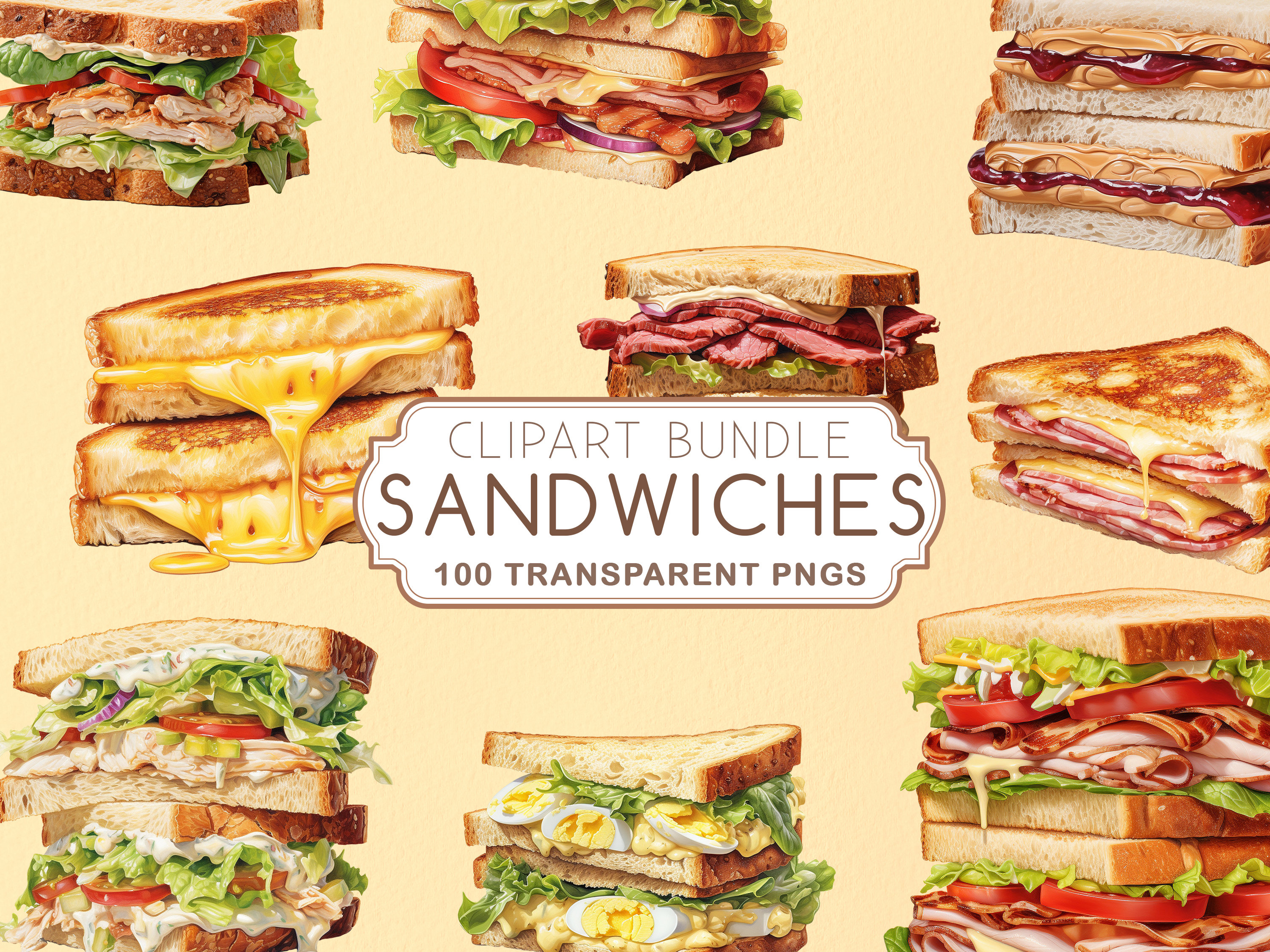 Sandwiches Clipart