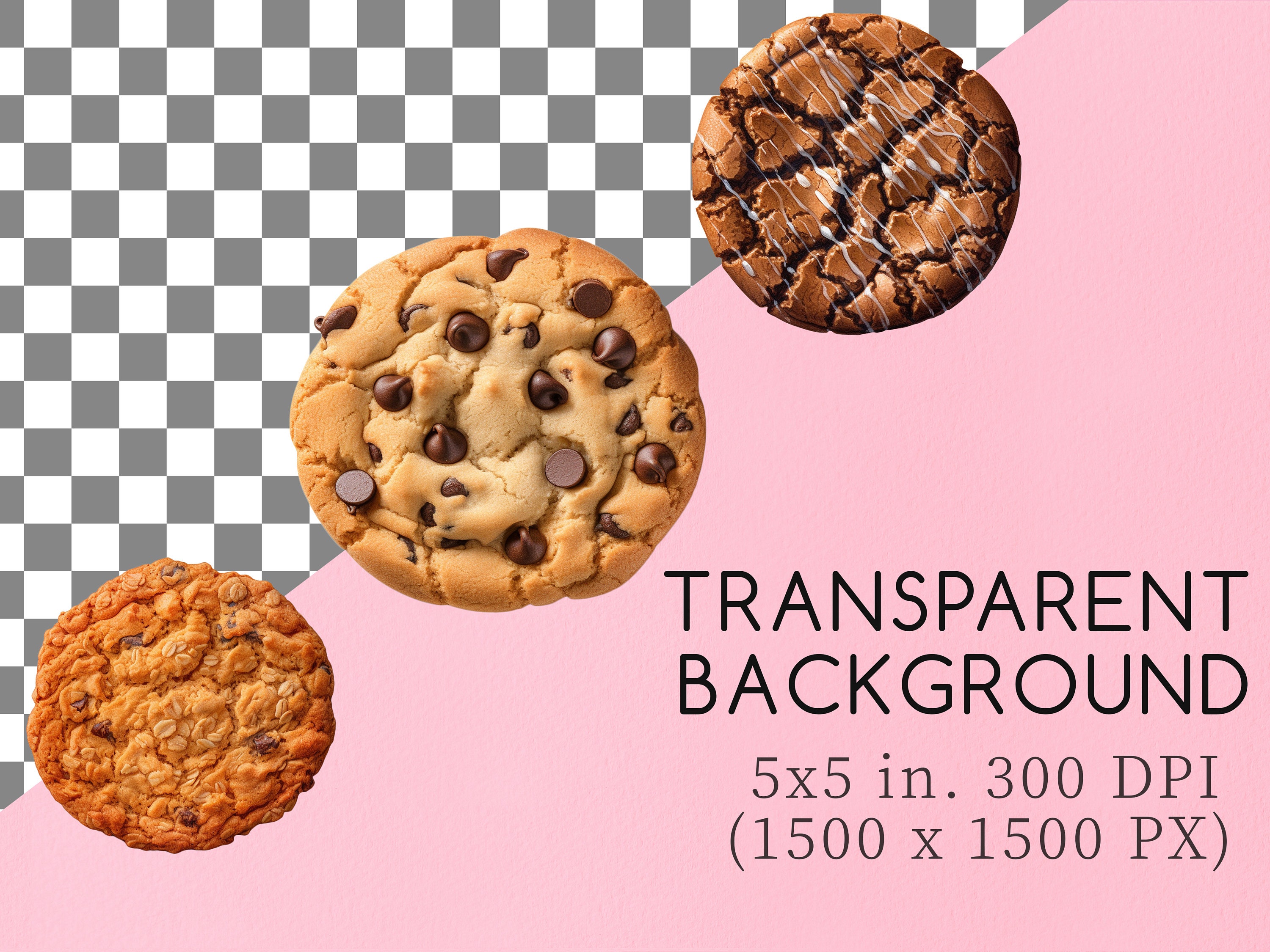 110 Plus Yummy Cookie Clipart Bundle, Digital Cookie Illustration Pack ...