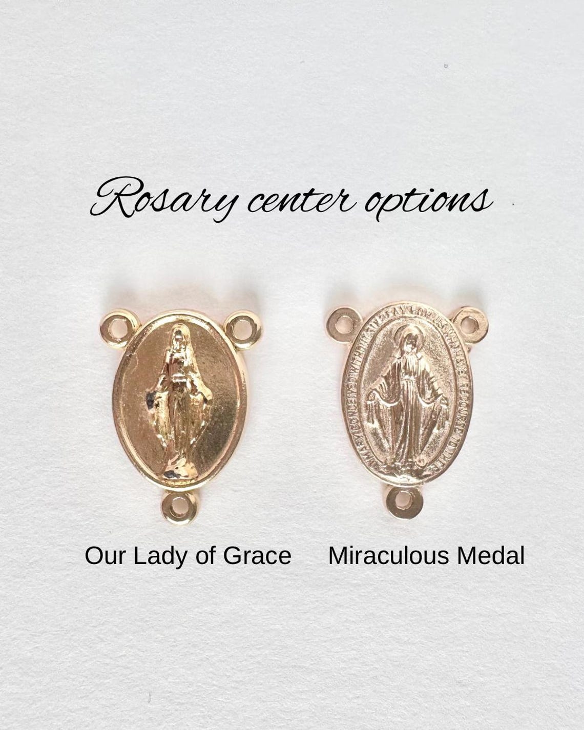 Modern Rosewood Catholic Rosary - Gold - Catholic Rosary - Gemstone ...