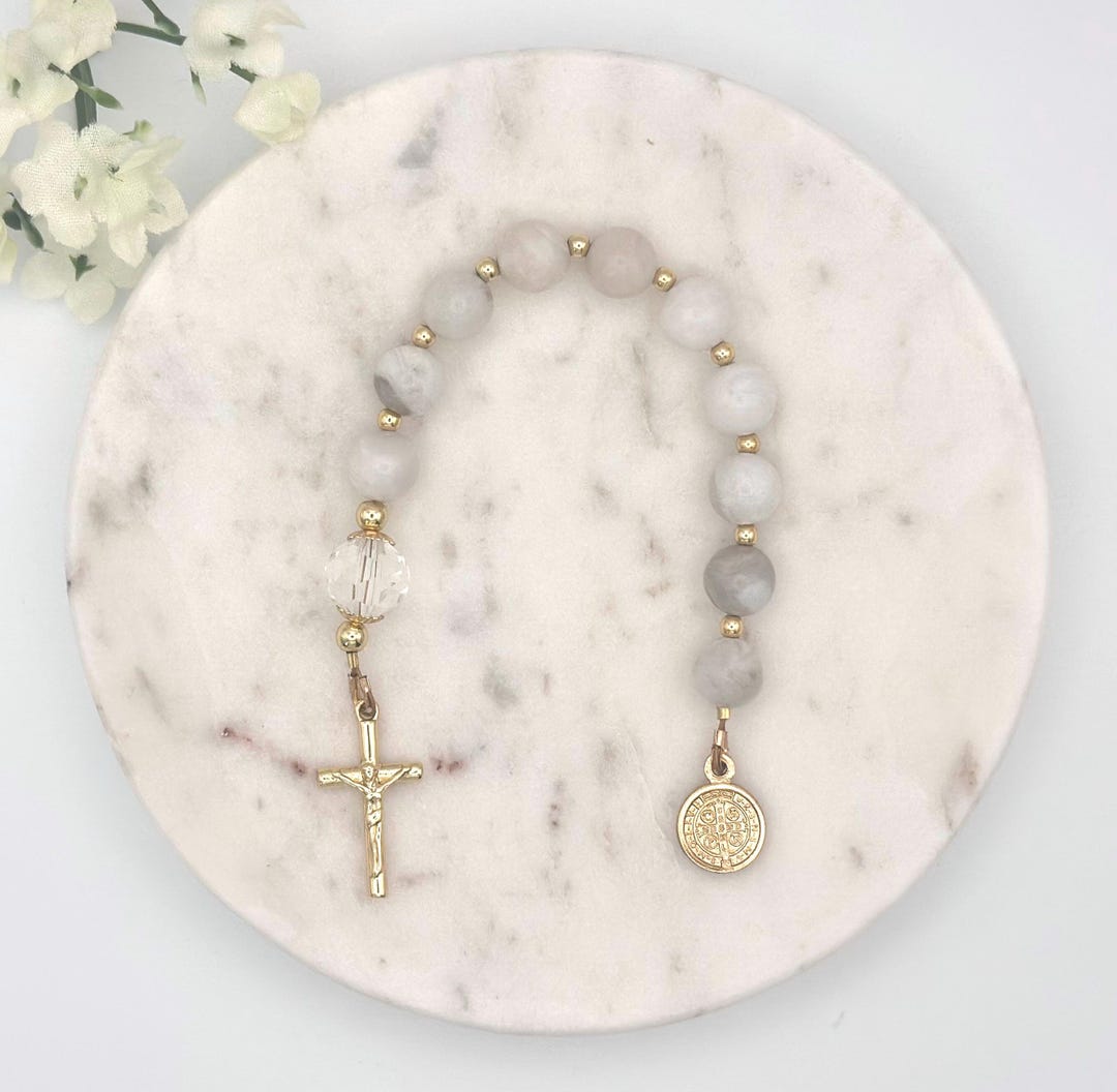 Neutral One Decade Rosary - Catholic Rosary - Pocket Rosary - Modern ...
