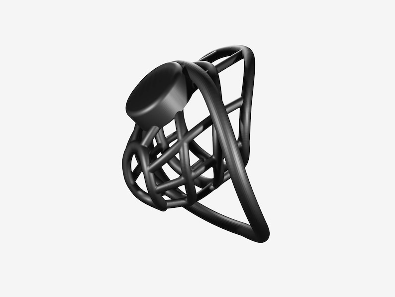 3D Printable Files V2 Permanent Keyless Chastity Cage STL - Etsy Australia