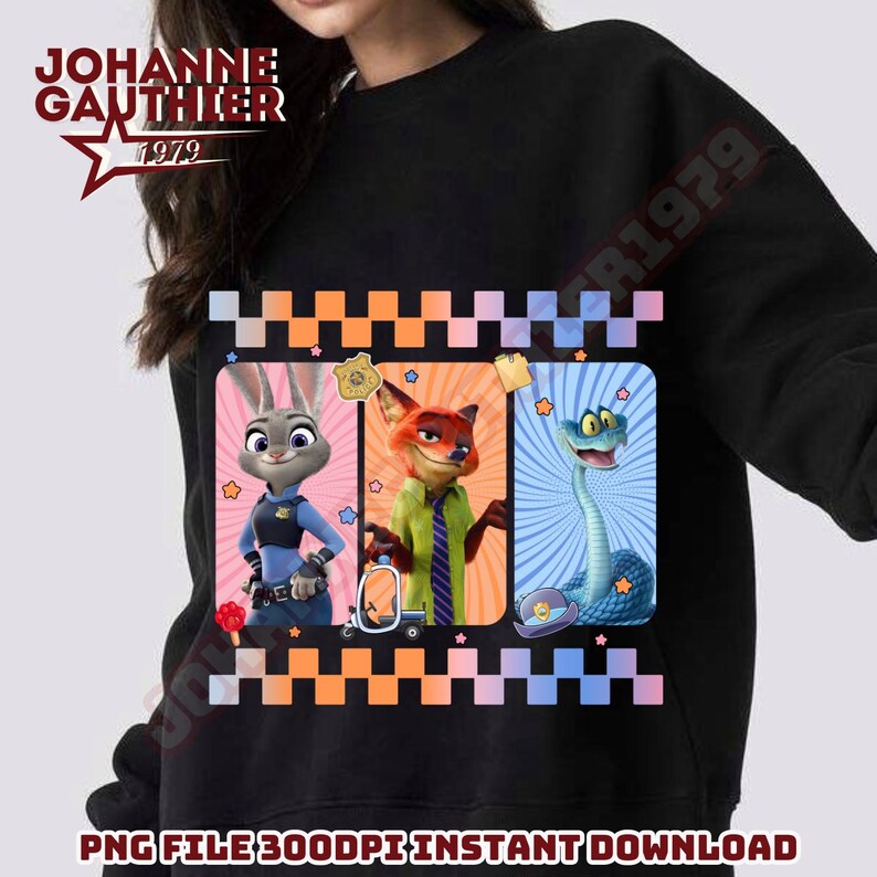 Zootopia Disney PNG, Cute Zootopia Disney Collage Nick Wilde and Judy ...