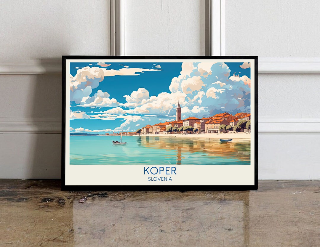 Koper Travel Poster Slovenia Poster Koper Print Koper Art - Etsy