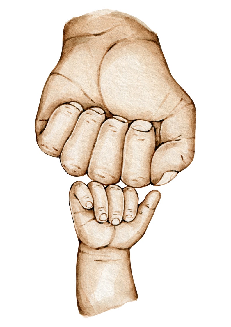 Father and Son Hand Png Son and Father Hand Gift for Father Gift From ...