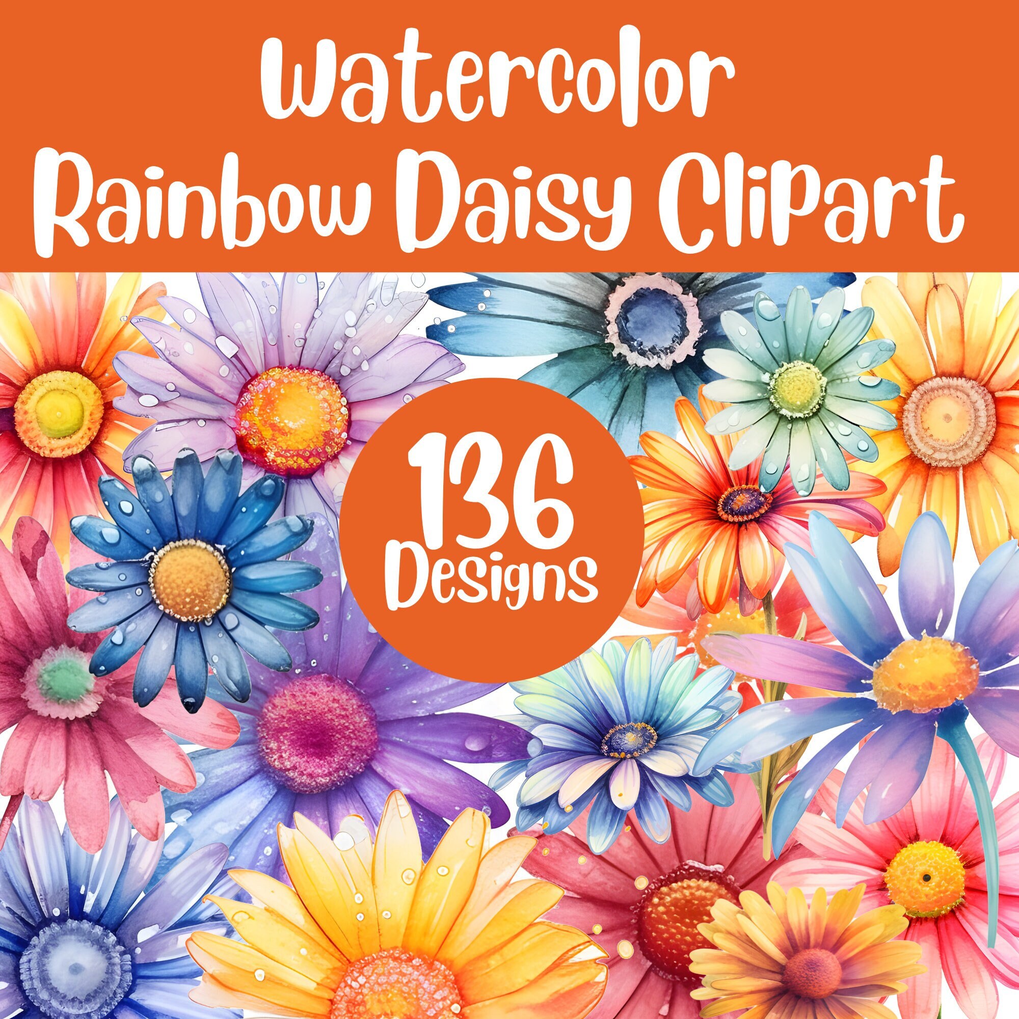 Blue Daisy Clip Art