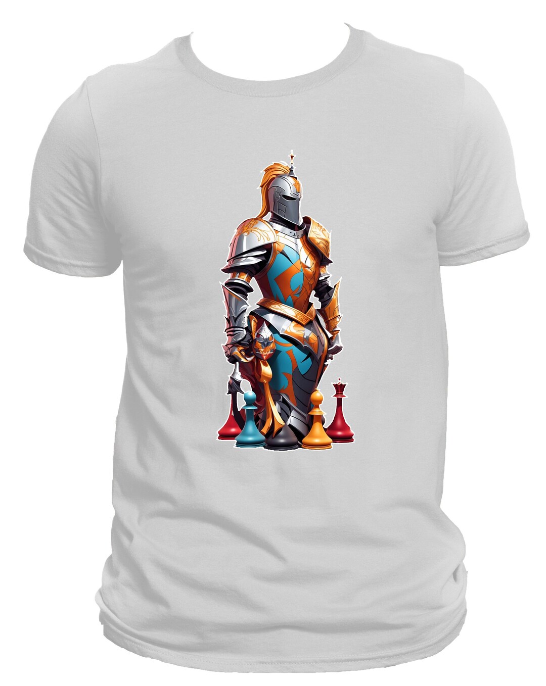 Chess King T-shirt, Smart Game Apparel, Chess Lover Shirt, T-shirt Gift ...