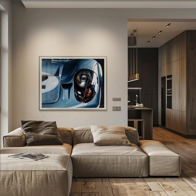 PORSCHE 917K Art Painting, Timeless Automotive Vintage Poster, Classic ...