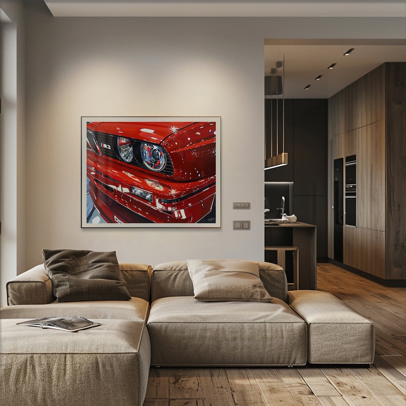 BMW M3 E30 Poster: Oil Painting Style Car Art (digital Download) - Etsy