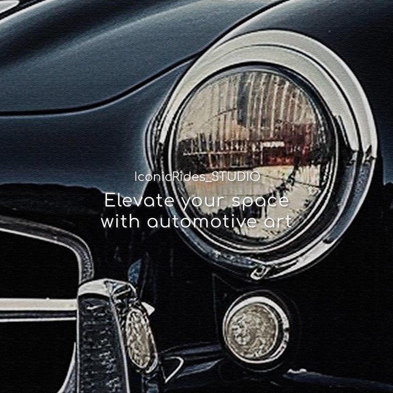 Mercedes-benz 300 SL Painting, Automotive Decor, Classic Mercedes, Car ...