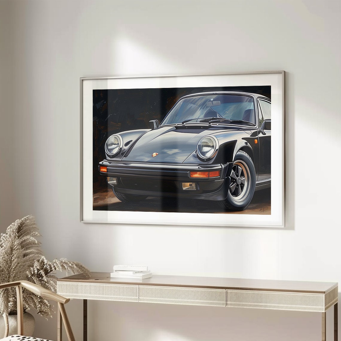 Porsche 930 Turbo Painting, Automotive Timeless Poster, Porsche 911 ...