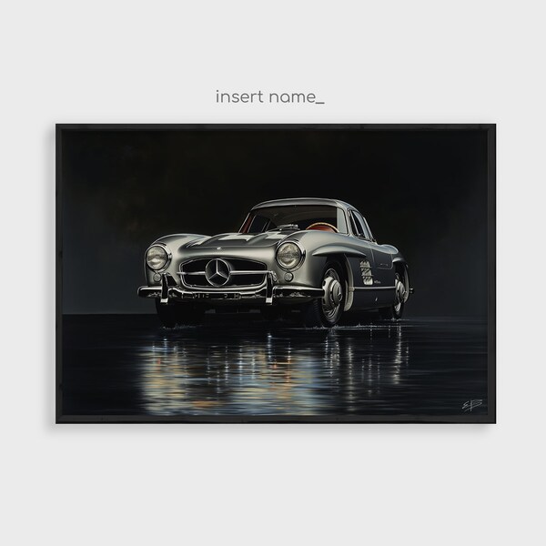 Mercedes Benz Painting - Etsy