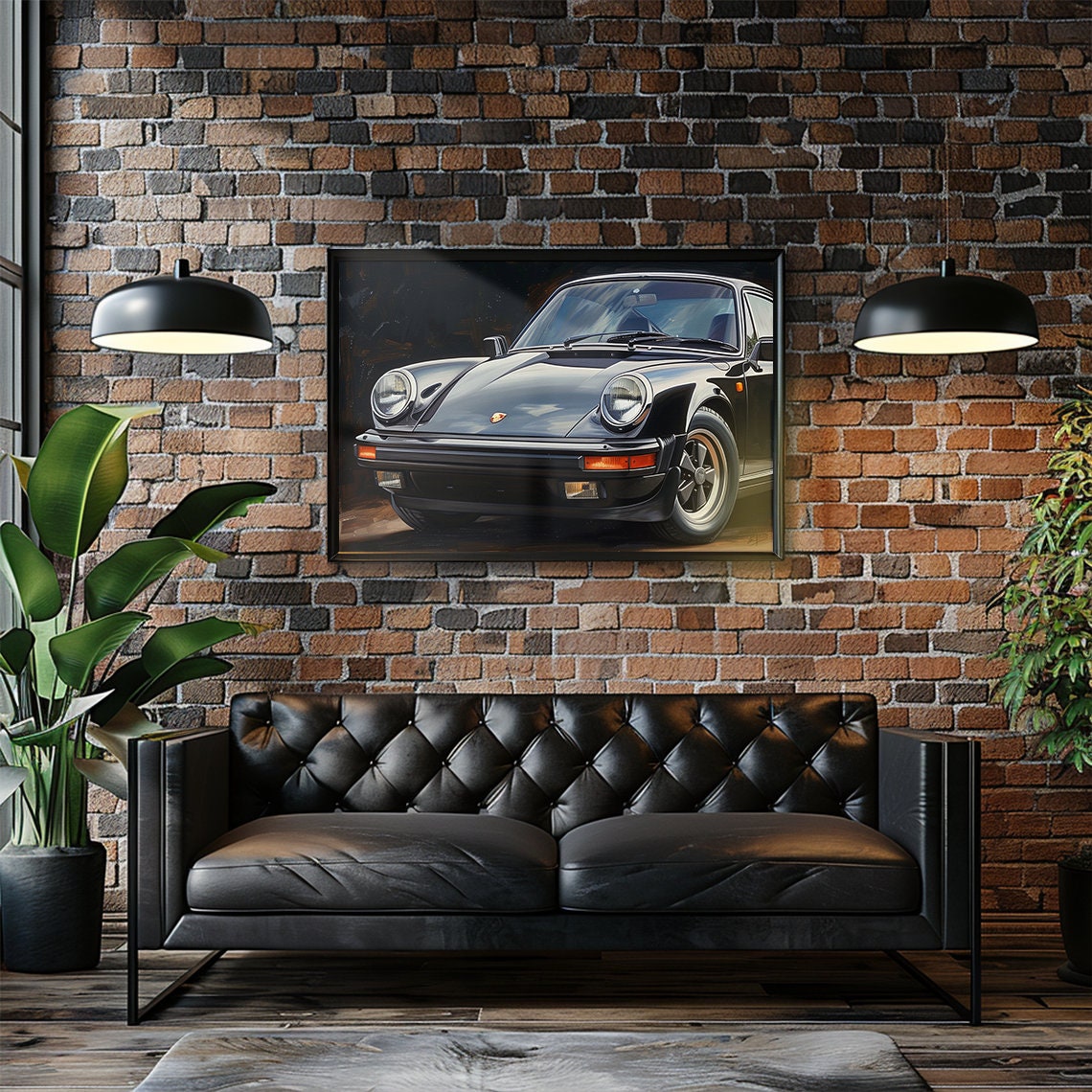Porsche 930 Turbo Painting, Automotive Timeless Poster, Porsche 911 ...