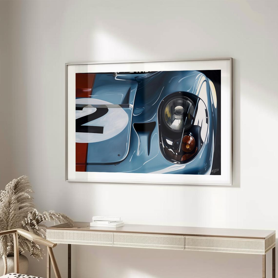 PORSCHE 917K Art Painting, Timeless Automotive Vintage Poster, Classic ...