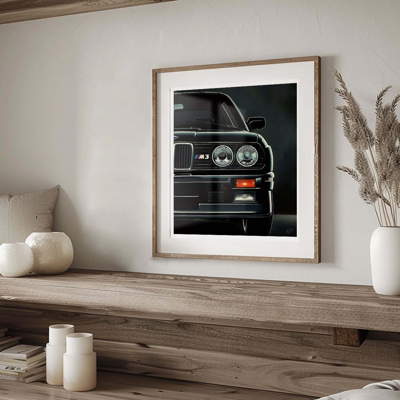 BMW M3 E30 Poster: Oil Painting Style Classic Car Art (digital Download ...