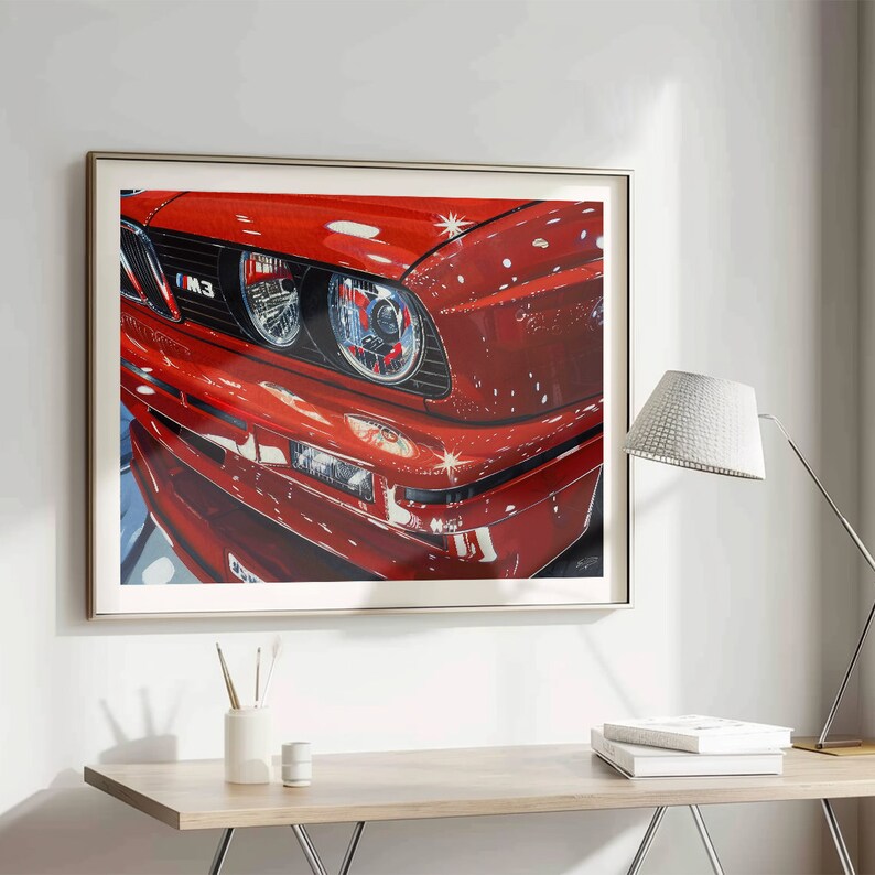 BMW M3 E30 Poster: Oil Painting Style Car Art (digital Download) - Etsy
