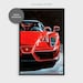 Enzo Ferrari Supercar Oil Painting: Classic Car Wall Art (digital ...