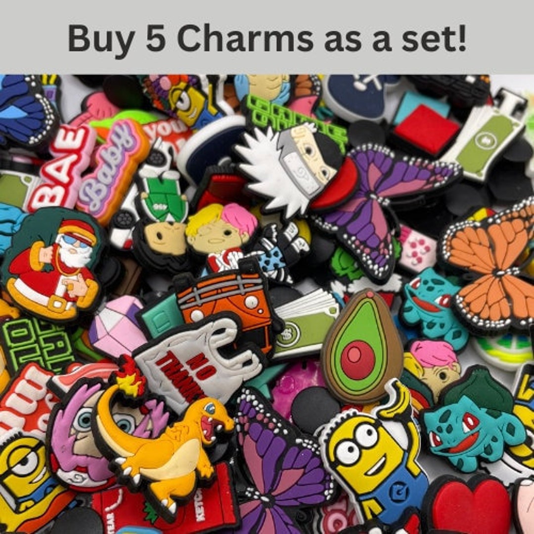 Bag of 5/combo/group of Croc Charms - Shoe Charm - Accessories ...