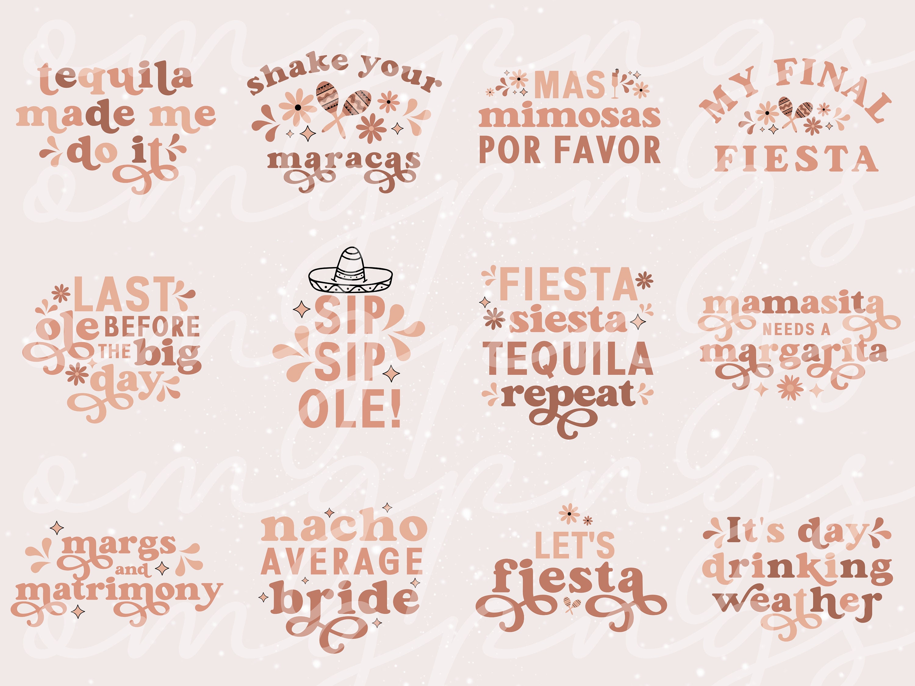 Fiesta Svg Bundle Fiesta Bachelorette Svg Bundle Retro Fiesta Png ...