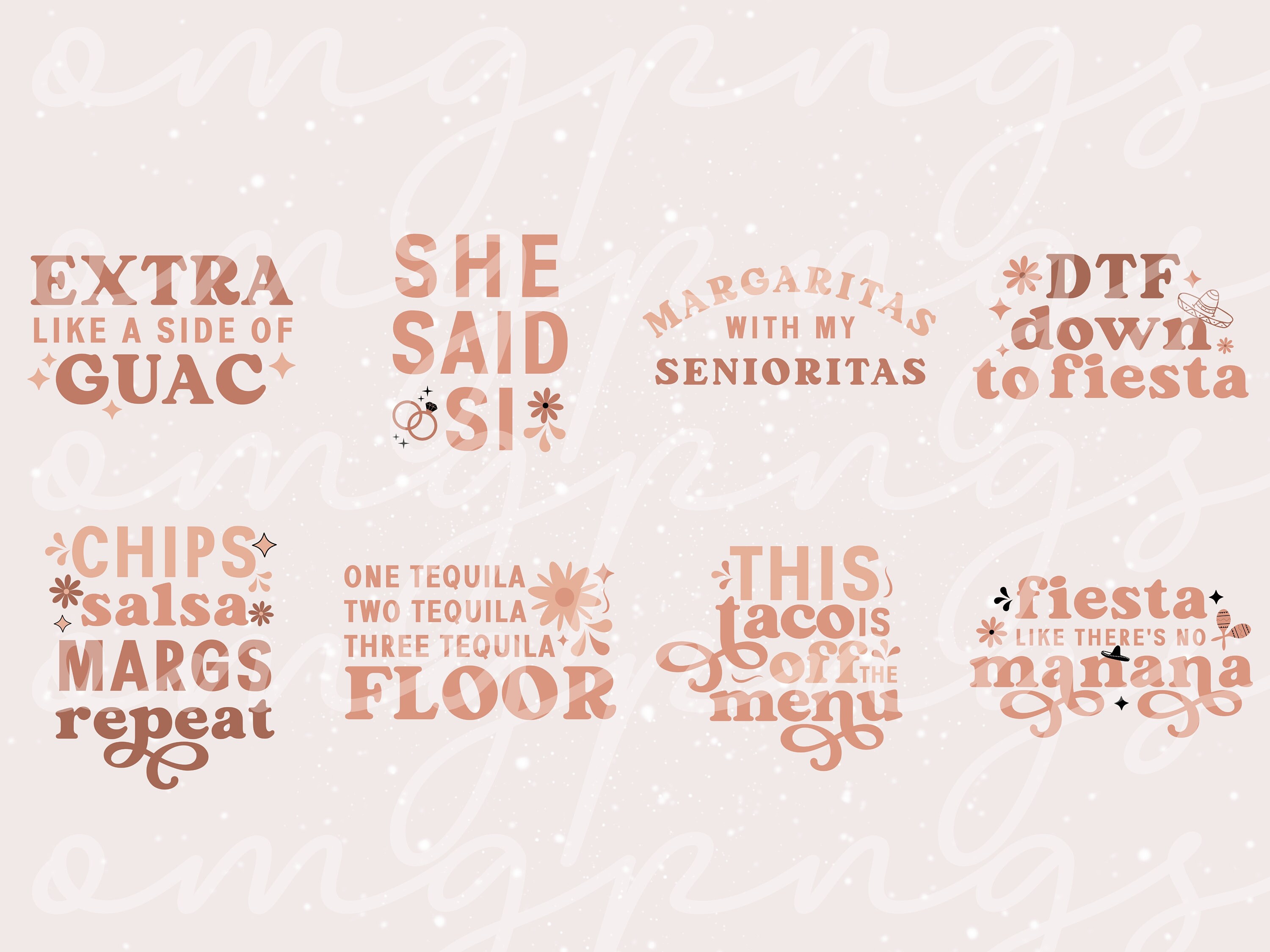 Fiesta Svg Bundle Fiesta Bachelorette Svg Bundle Retro Fiesta Png ...