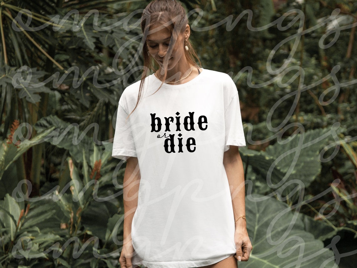 Bride or Die SVG. Halloween Party Svg. Halloween Bride Svg. Bride or ...