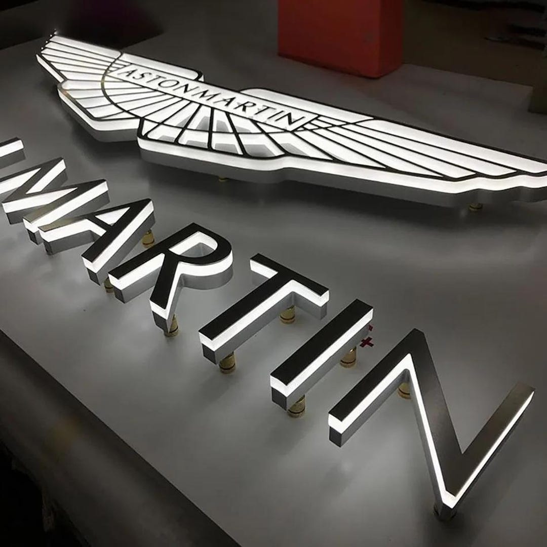 Custom Business Sign 3D Business Sign Custom Metal Sign Custom 3D Sign ...