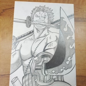 Zoro Sketch / Roronoa Zoro Potrait via Pencils / Anime Sketches and ...