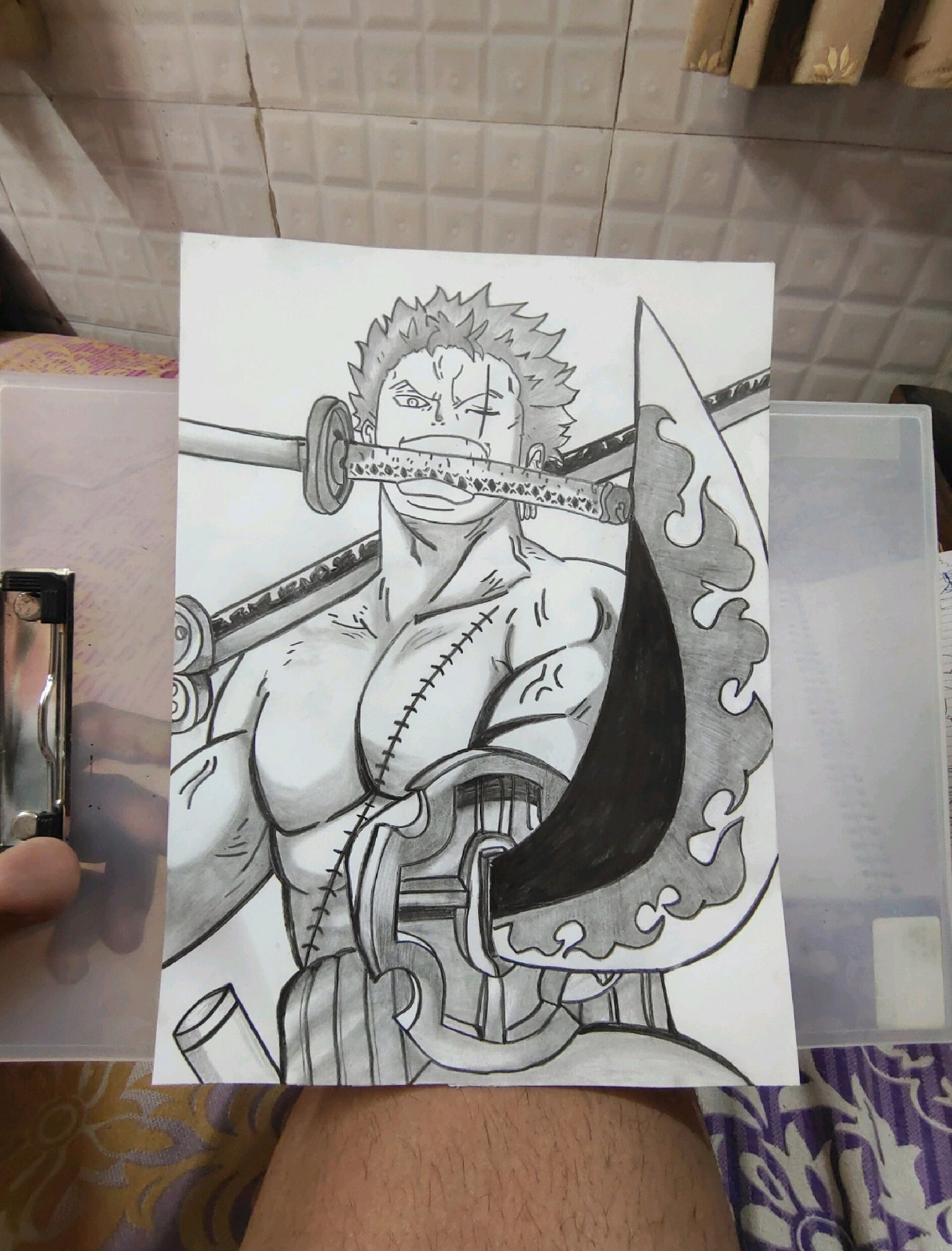 Zoro Sketch / Roronoa Zoro Potrait via Pencils / Anime Sketches and ...