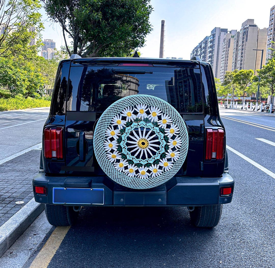 Crochet Tire Cover,rav4 Tire Cover,girl Tire Cover,suv Tire Cover ...
