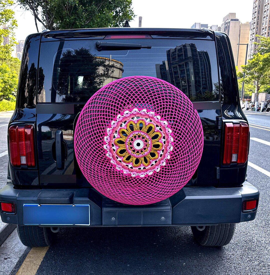 Crochet Tire Cover,rav4 Tire Cover,girl Tire Cover,suv Tire Cover ...