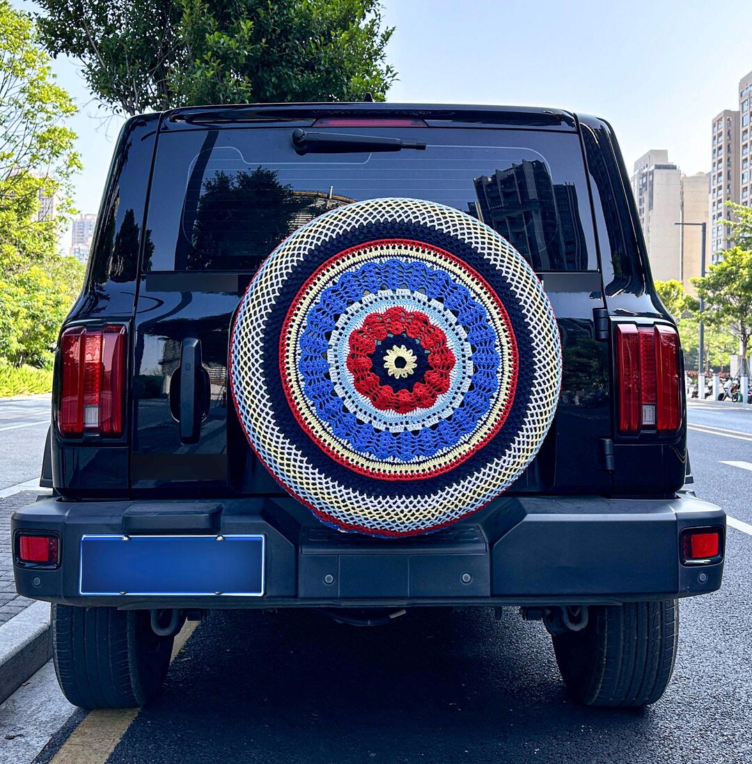 Crochet Tire Cover,rav4 Tire Cover,girl Tire Cover,suv Tire Cover ...