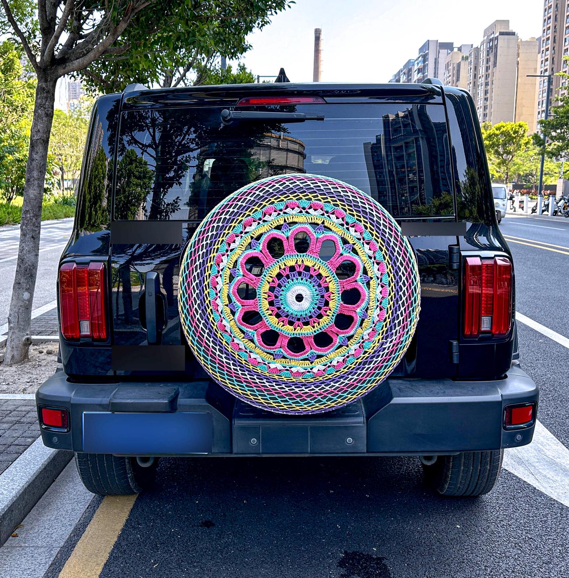 Crochet Tire Cover,rav4 Tire Cover,girl Tire Cover,suv Tire Cover ...