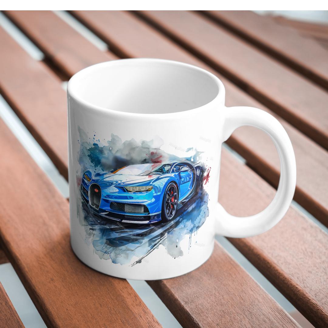 Bugatti Chiron Watercolor Clipart – Luxury Sports Car PNG – Digital ...