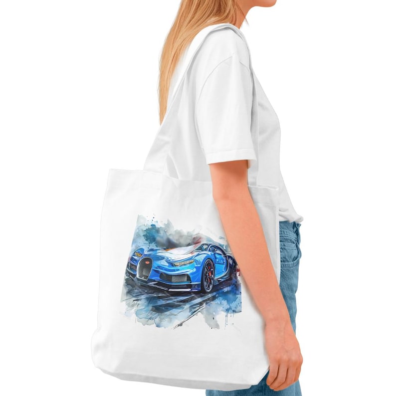Bugatti Chiron Watercolor Clipart – Luxury Sports Car PNG – Digital ...
