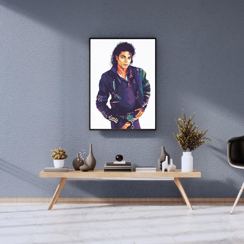 Michael Jackson WPAP Pop Art Poster – King of Pop Canvas Print ...