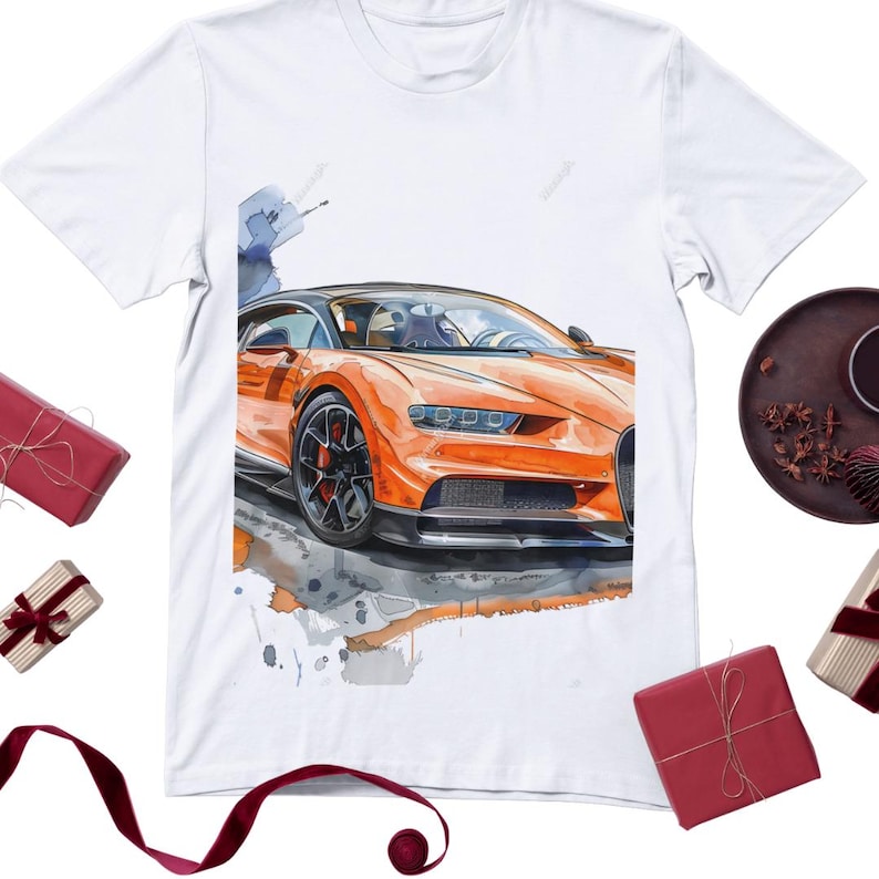 Bugatti Chiron Watercolor Clipart – Luxury Sports Car Digital Download ...