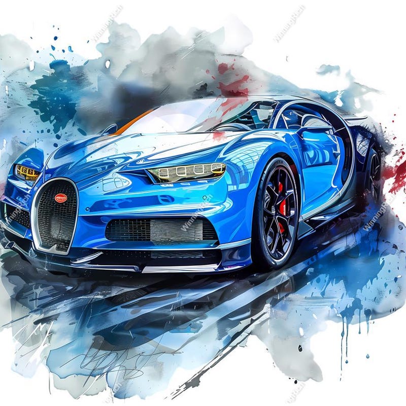 Bugatti Print - Etsy
