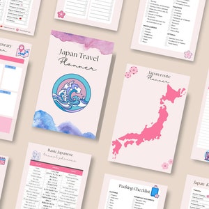 Japan Travel Planner - Printable PDF for a Trip to Japan- Common ...