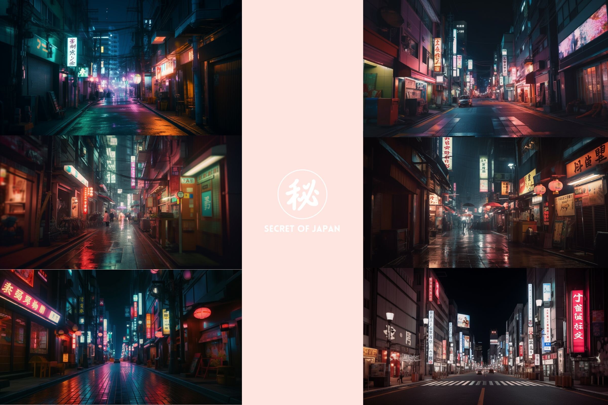 14 Digital Backdrops Tokyo Streets Bundle Photography Backgrounds Japan ...