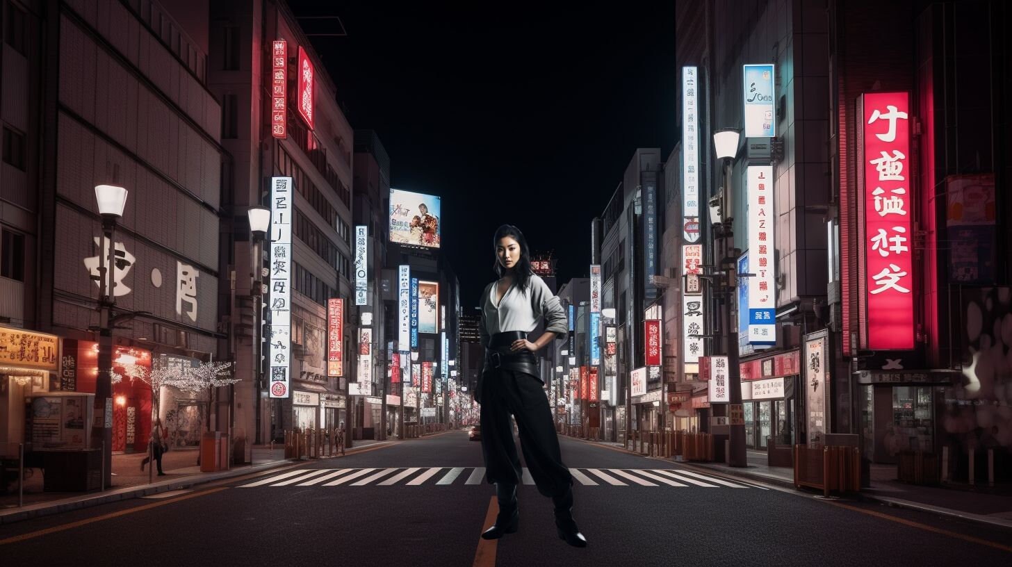 14 Digital Backdrops Tokyo Streets Bundle Photography Backgrounds Japan ...